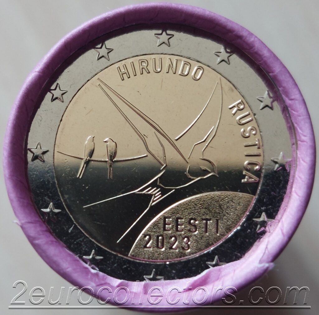 Eesti 2023 ROLL – Eesti rahvuslind – suitsupääsuke - 2 Euro Collector