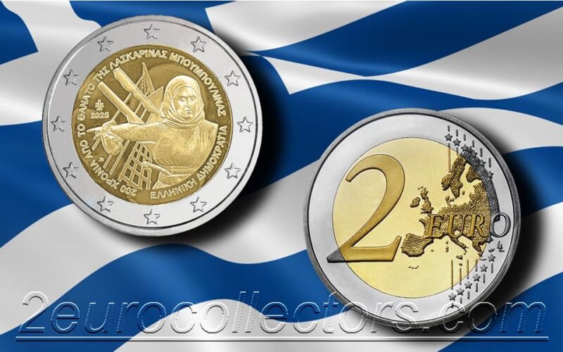 Kreeka 2€ 2025 - 200 aastat Laskarina Bouboulina surmast - 2 Euro Collector